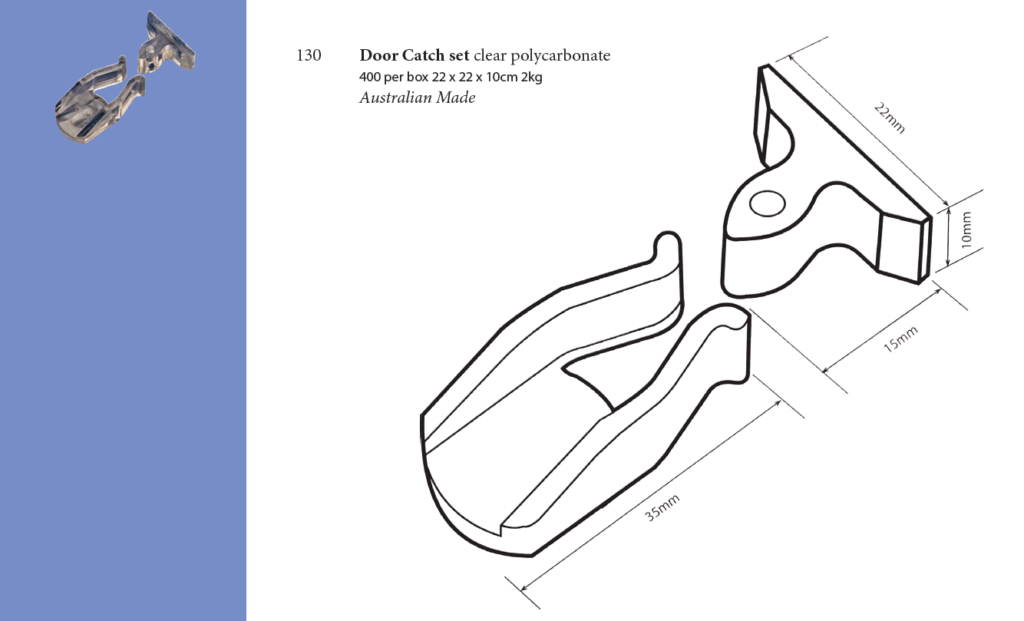 Door Catch Set | Plastic Online